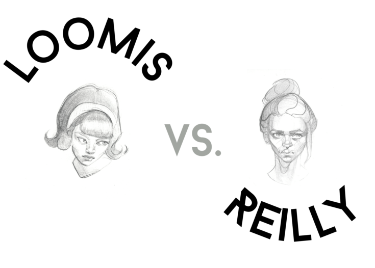 Loomis Vs. Reilly Method for Portrait Drawing – Binge Drawing
