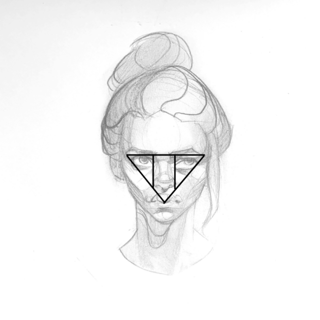 How to place eyes correctly when drawing a face – Binge Drawing
