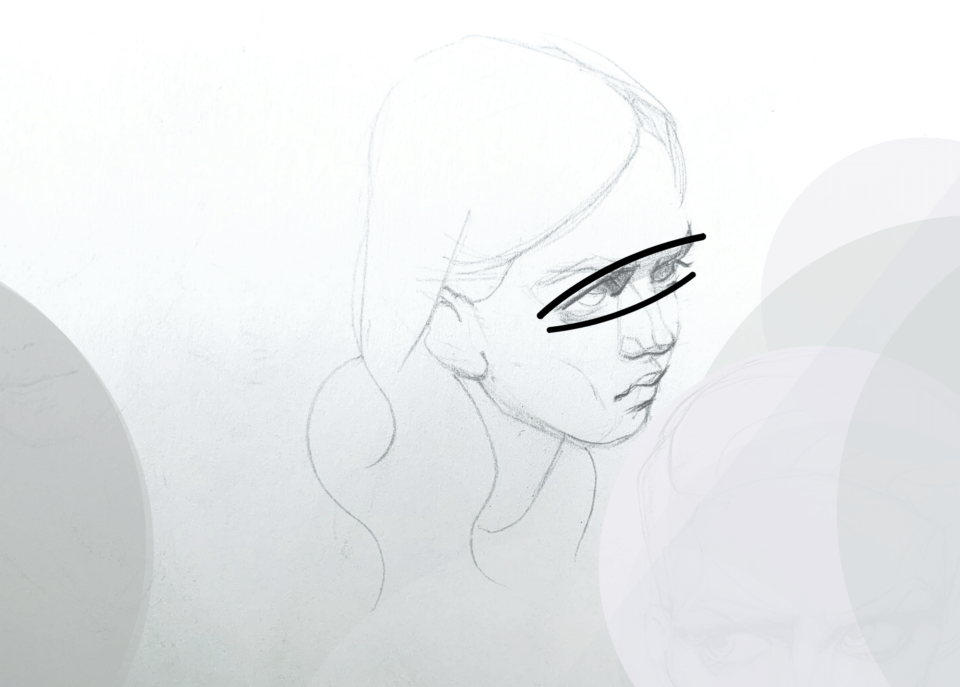 How to place eyes correctly when drawing a face – Binge Drawing