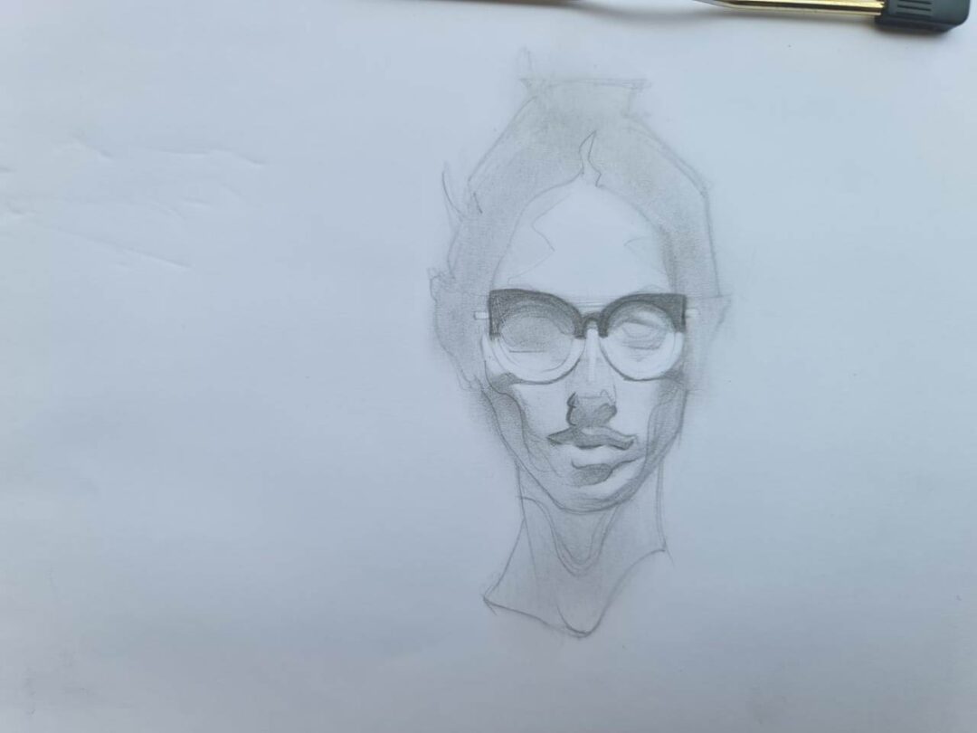 How to Draw Glasses on a Face in 7 Steps – Binge Drawing